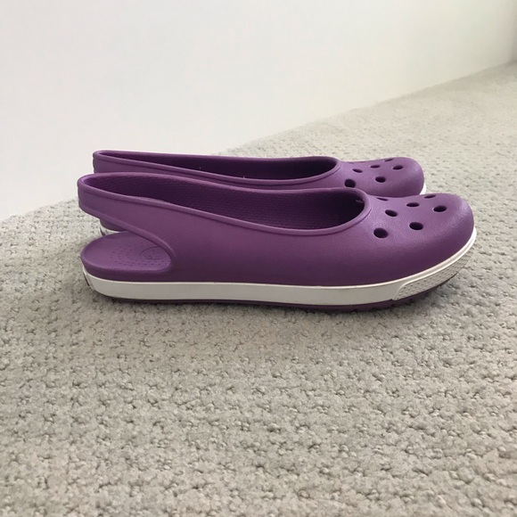 CROCS | Shoes | Crocs Girl Purple Shoes Size 5 | Poshmark